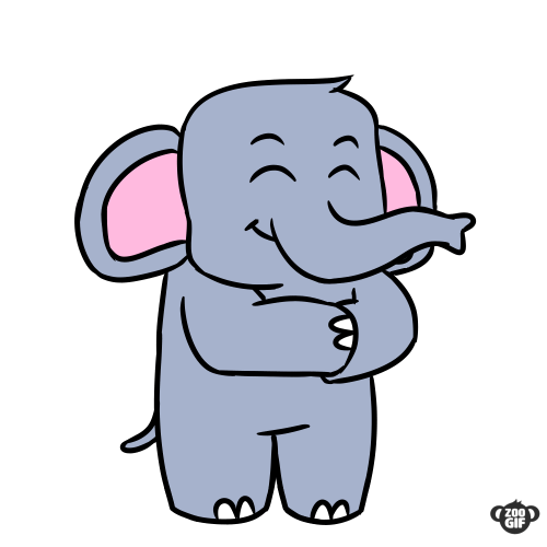 Vrolijke Olifant Gif Cartoons & Illustraties – Pagina 2 – DdO