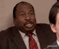 The Office Stanley Laughing Gif