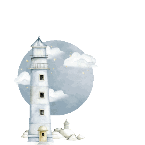 Lighthouse Wallsticker Sticker by dekornik for iOS & Android | GIPHY