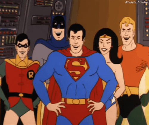GIF: lol, television, cartoon, laugh, laughing, comics, super friends