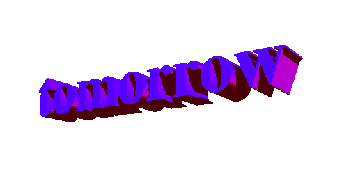 Word Tomorrow Sticker by AnimatedText for iOS & Android | GIPHY