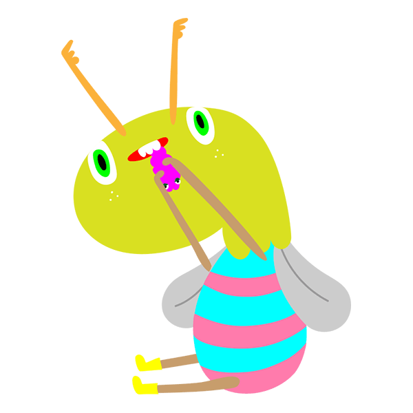 Hungry Spring Sticker by curly_mads for iOS & Android | GIPHY