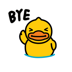 Emoji Goodbye Sticker by B.Duck for iOS & Android | GIPHY