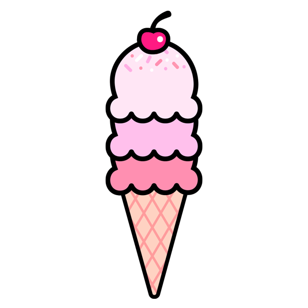 Ice Cream Sticker by Victoria's Secret PINK for iOS & Android | GIPHY