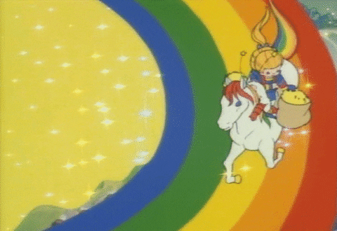 Throwing Rainbow Brite GIF - Find & Share on GIPHY