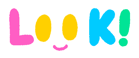 Eyes Look Sticker by MIS0HAPPY for iOS & Android | GIPHY
