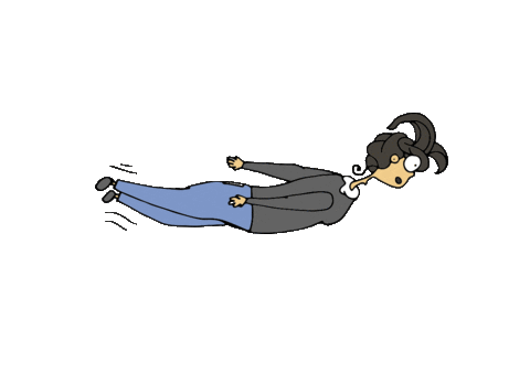 Fly Flying Sticker by Cachi for iOS & Android | GIPHY