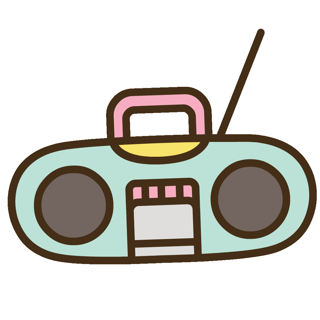 Radio Boombox Sticker by Pusheen for iOS & Android | GIPHY