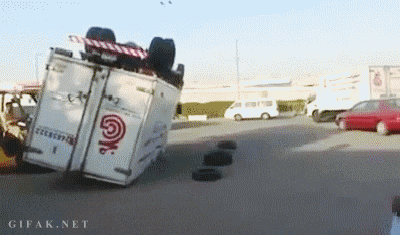 Truck Behind The Car GIFs - Get the best GIF on GIPHY