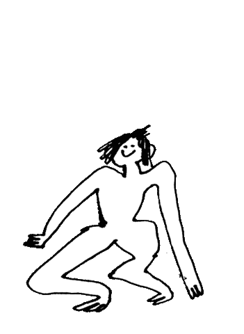 Dance Squat Sticker by seafur for iOS & Android | GIPHY