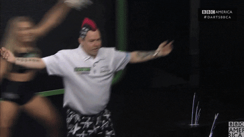 Premier League Darts GIF by BBC America - Find & Share on GIPHY