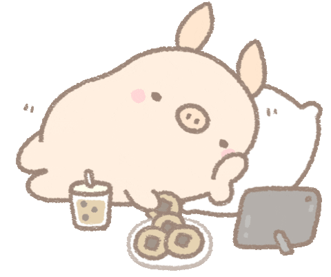 Illustration Eating Sticker by BREAD TREE for iOS & Android | GIPHY