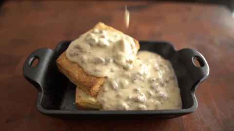 Biscuits Gravy GIF by Hoff & Pepper - Find & Share on GIPHY