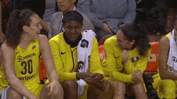 Happy Game 1 GIF by WNBA - Find & Share on GIPHY