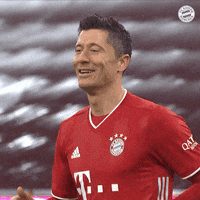 Robert Lewandowski Reaction GIF by FC Bayern Munich - Find & Share on GIPHY