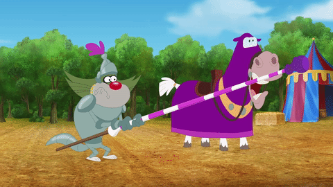 Scared Horse GIF by Oggy and the Cockroaches - Find & Share on GIPHY