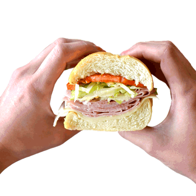 Sandwich Eating Sticker by Jersey Mike's Subs for iOS & Android | GIPHY