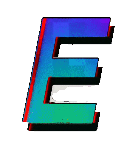 Animated Letter E Gif