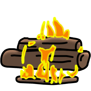 Yule Log Fire Sticker by Originals for iOS & Android | GIPHY