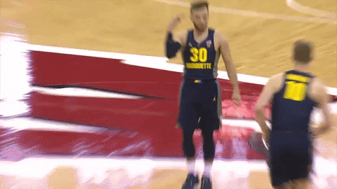 Three Point Celebration GIF by BIG EAST Conference - Find & Share on GIPHY