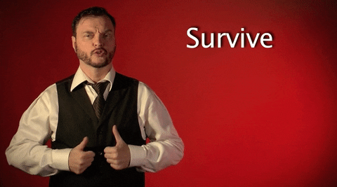 Survive Sign Language GIF by Sign with Robert - Find & Share on GIPHY