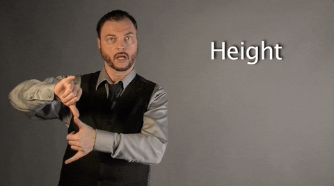 Sign Language Height GIF by Sign with Robert - Find & Share on GIPHY