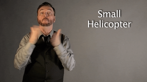 American Sign Language Small Helicopter GIF by Sign with Robert - Find ...