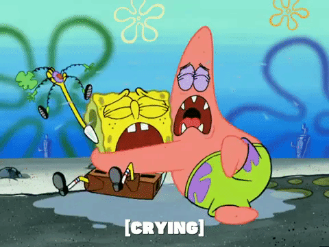 Spongebob And Patrick Crying