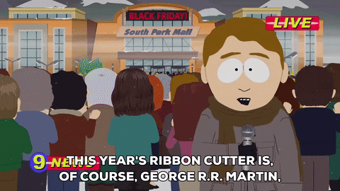 Talking George R.R. Martin GIF by South Park - Find & Share on GIPHY