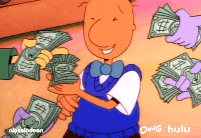 Nickelodeon Money GIF by HULU - Find & Share on GIPHY