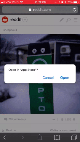 My phone won’t open reddit links in the official app - iOS : r/redditmobile