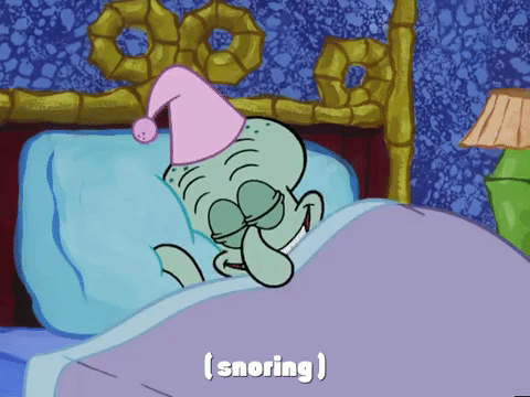 Spongebob Sleeping Gif