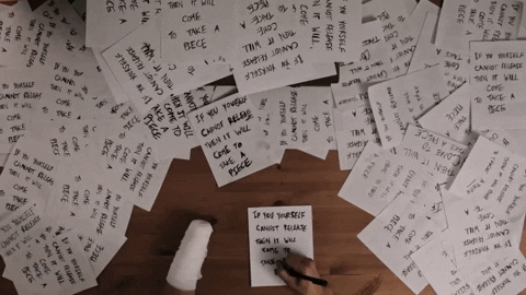 Writing Note GIF by Crypt TV - Find & Share on GIPHY