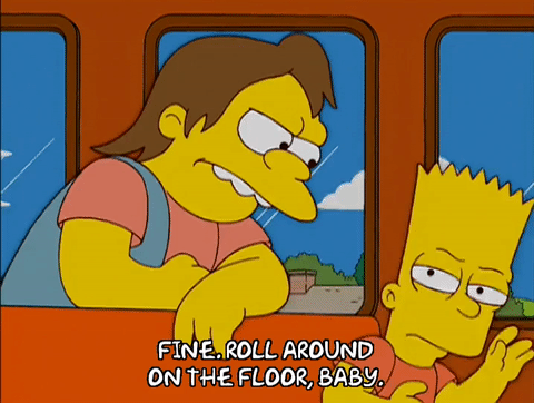 Scared Bart Simpson GIF - Find & Share on GIPHY