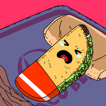 Hot Sauce Crying GIF by Taco Bell - Find & Share on GIPHY