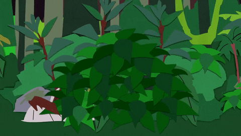 Hiding In The Bushes Gif