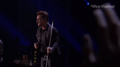 U2 GIF by iHeartRadio - Find & Share on GIPHY