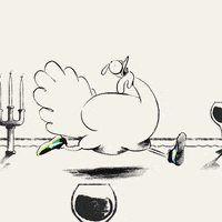 Running Turkey Gif