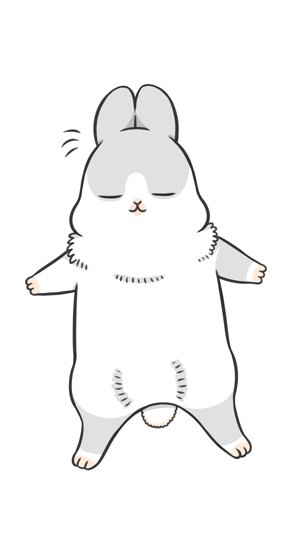 Rabbit Swimming Sticker for iOS & Android | GIPHY