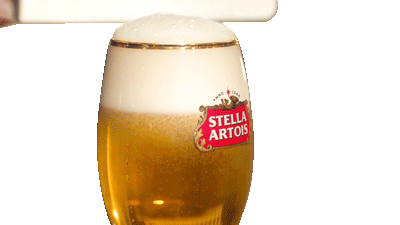 Beer Foam Sticker by Stella Artos for iOS & Android | GIPHY