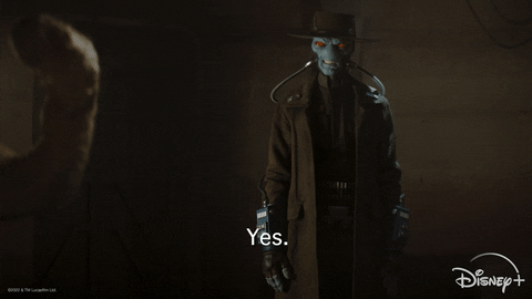 Star Wars Yes GIF by Disney+ - Find & Share on GIPHY