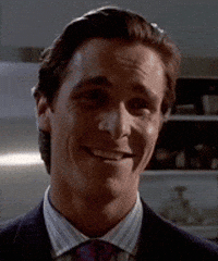 American Psycho Laugh Gif