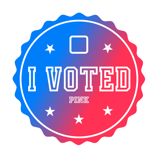 Election Voting Sticker by Victoria's Secret PINK for iOS & Android | GIPHY