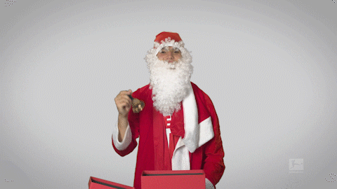 Santa Claus Football GIF by Bundesliga - Find & Share on GIPHY