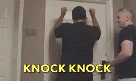 Knock Knock Hello GIF by UFC - Find & Share on GIPHY