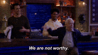 We Are Not Worthy Gif