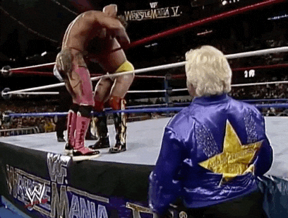 Wrestlemania V Wrestling GIF by WWE - Find & Share on GIPHY