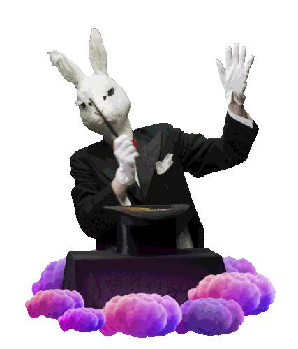 Magic Rabbit Sticker for iOS & Android | GIPHY
