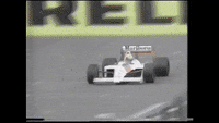 Ayrton Senna Crash Gif