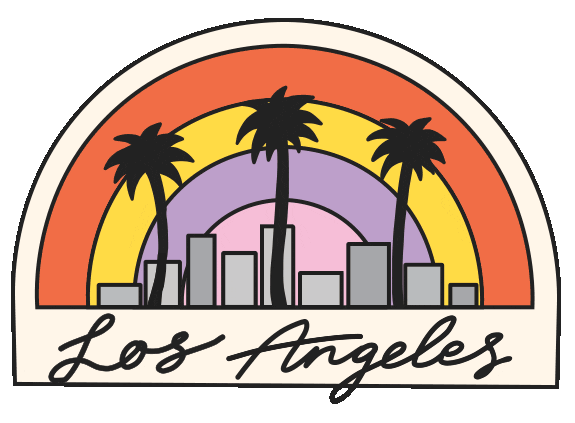 Los Angeles Usa Sticker by Martina Martian for iOS & Android | GIPHY
